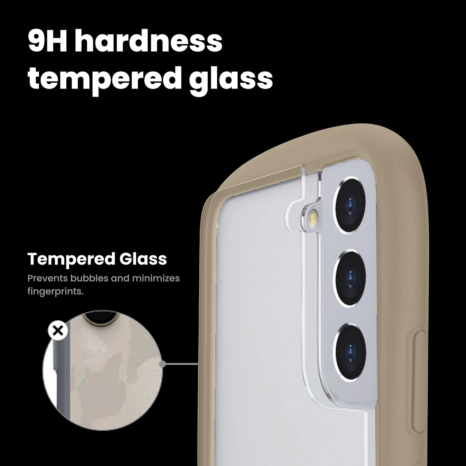 Reflection Clear Case for Samsung Galaxy S23 Ultra - Beige